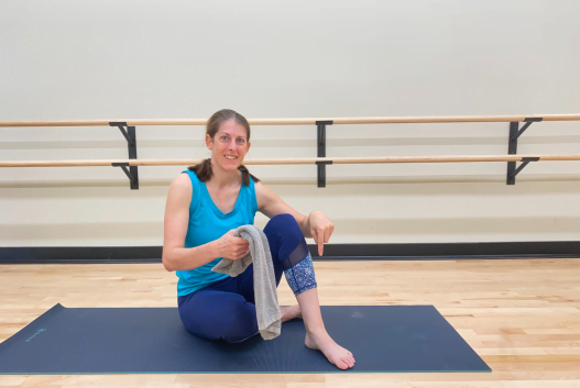 How to strengthen your feet using a towel - Denver Pilates Girl