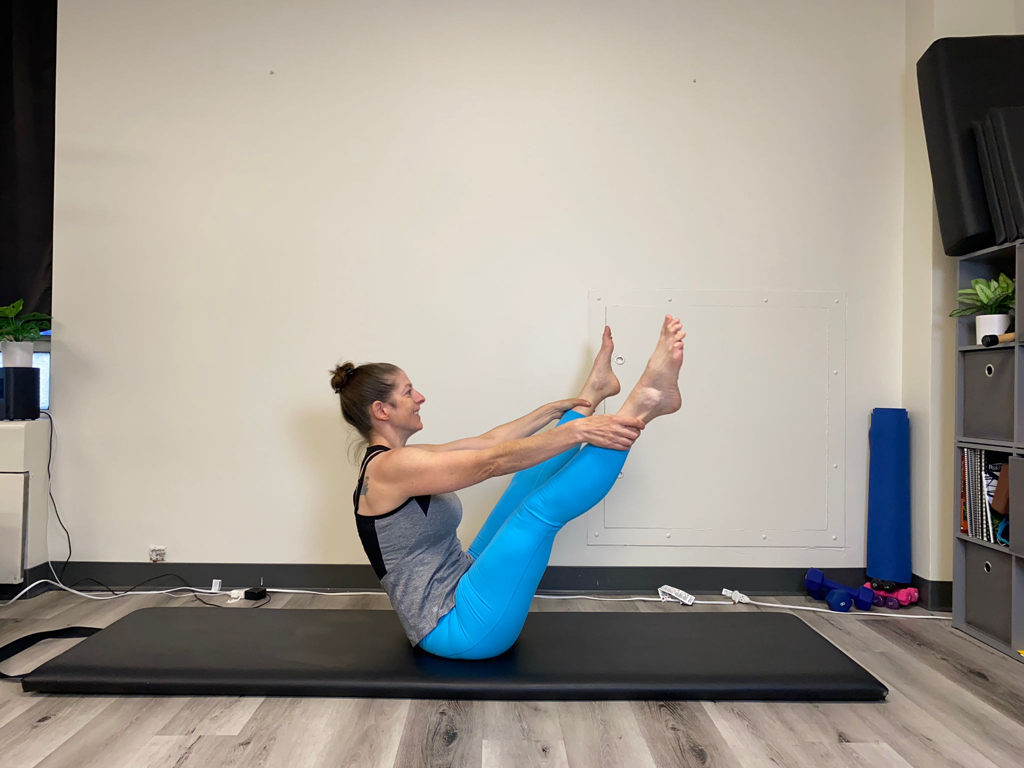 The Pilates Exercise Open Leg Rocker - Denver Pilates Girl